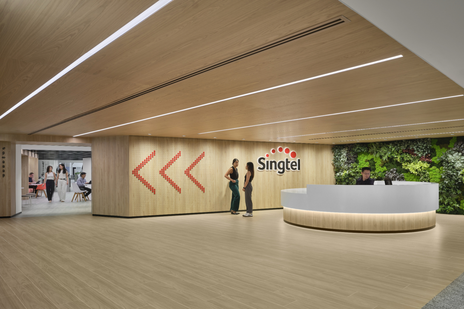 A Look Inside Singtel’s New Singapore Office - Officelovin'